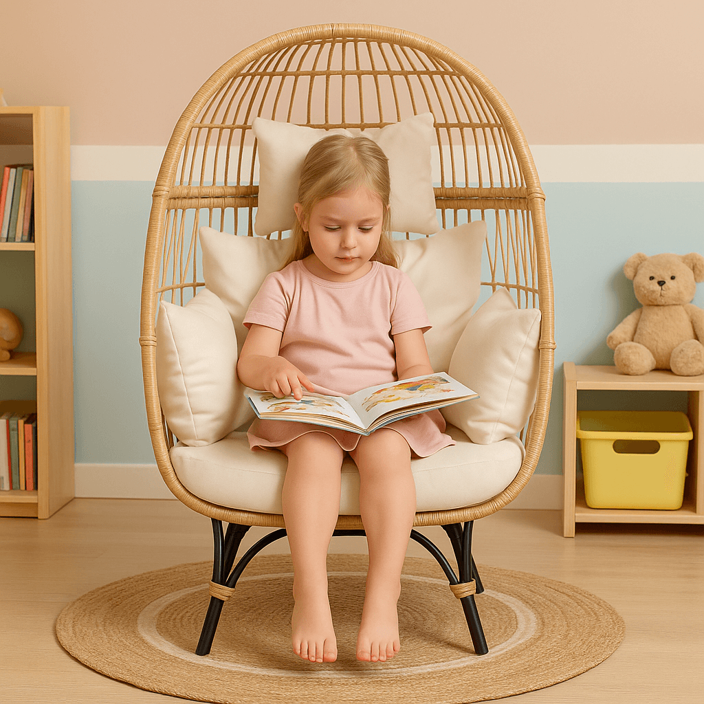 Kids Cocoon Egg Chair – Reading Nook & Playroom Seat – Egg Chairs Australia
